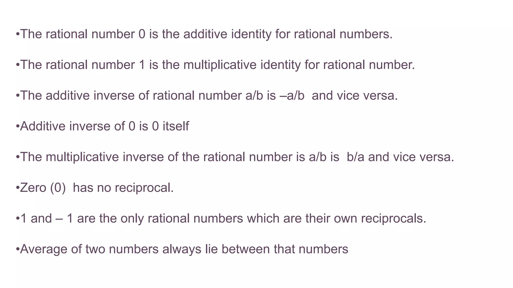 Rational numbers | PPT