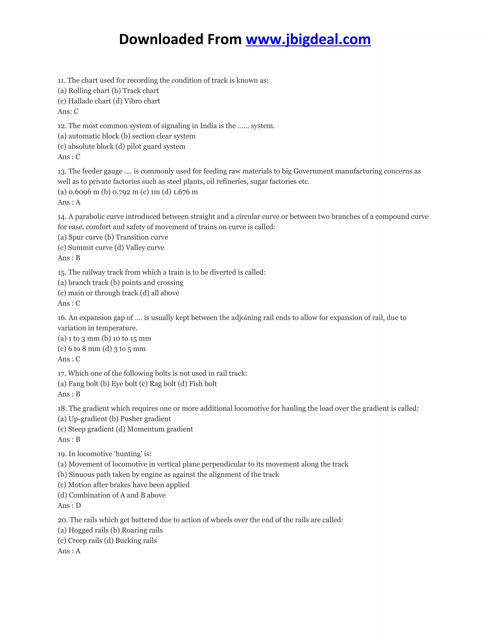 Rrb junior-engineers-practice-questions | PDF