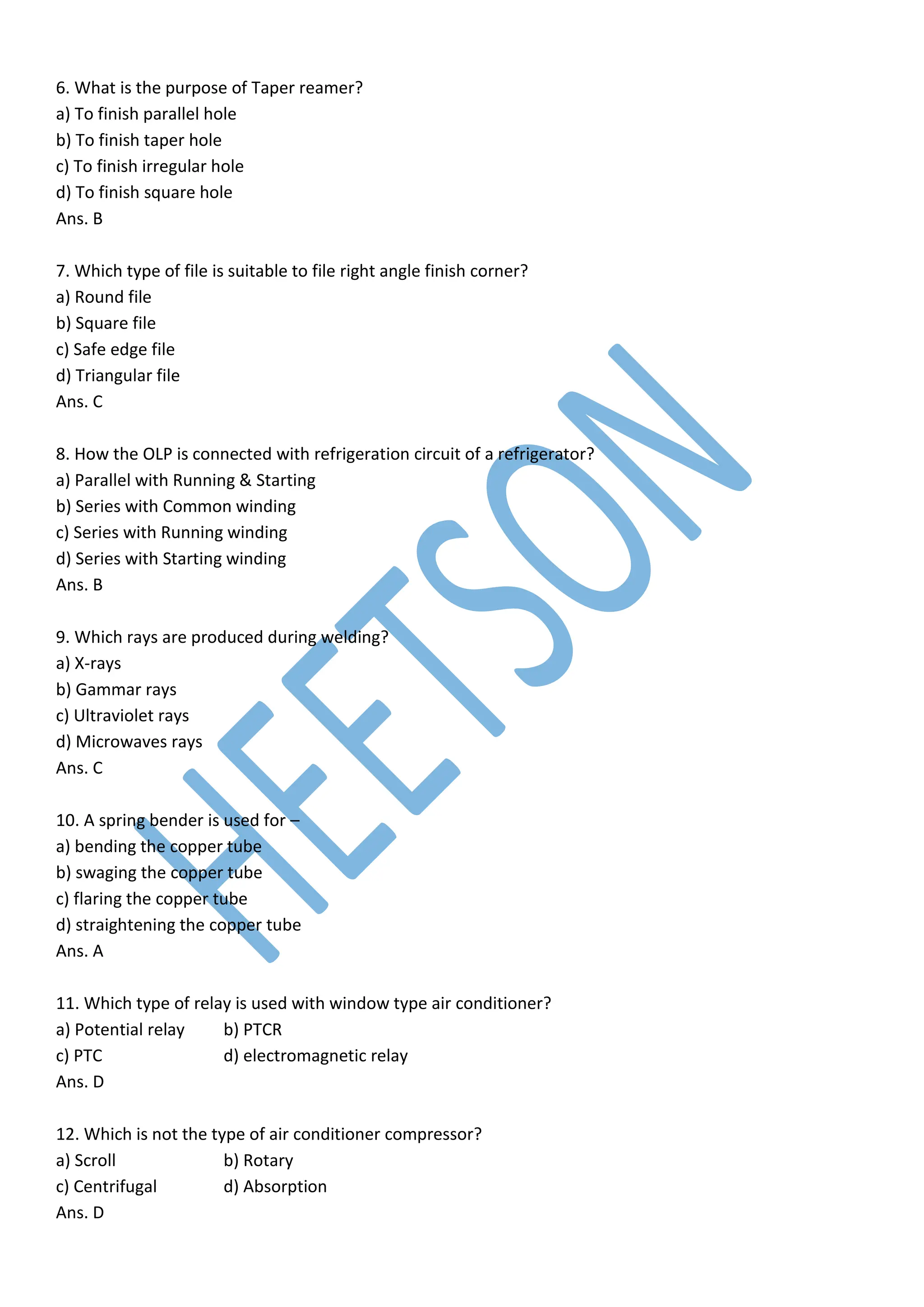 RRB ALP CBT 2 RAC Question Paper MCQ (Railway Assistant Loco Pilot) | PDF