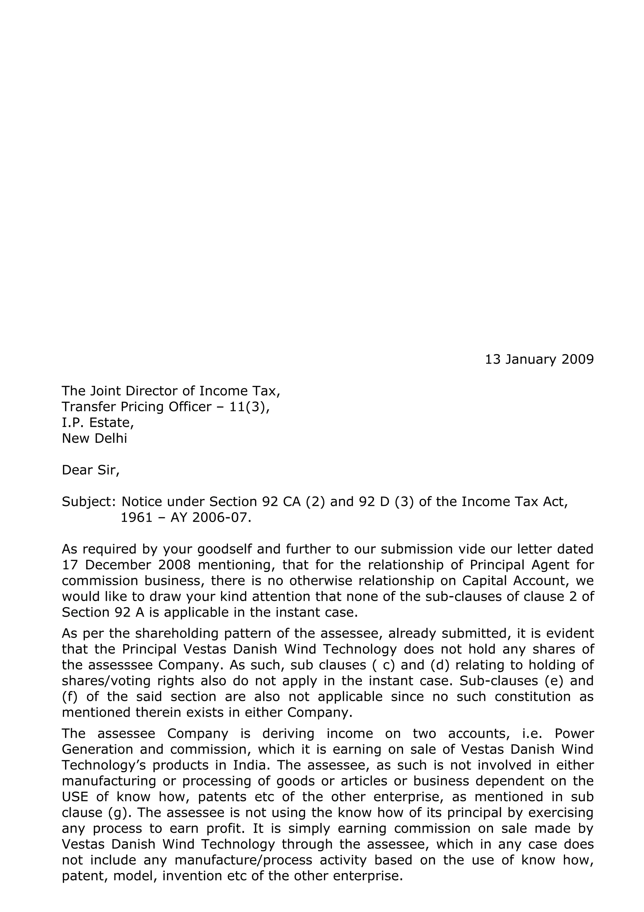 Rrb income tax letters | DOC