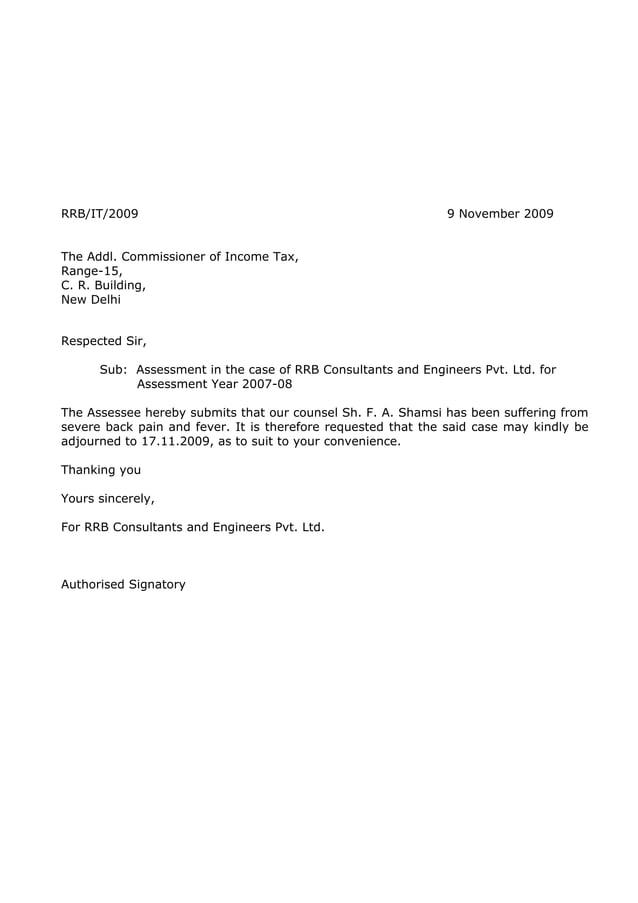 Rrb income tax letters