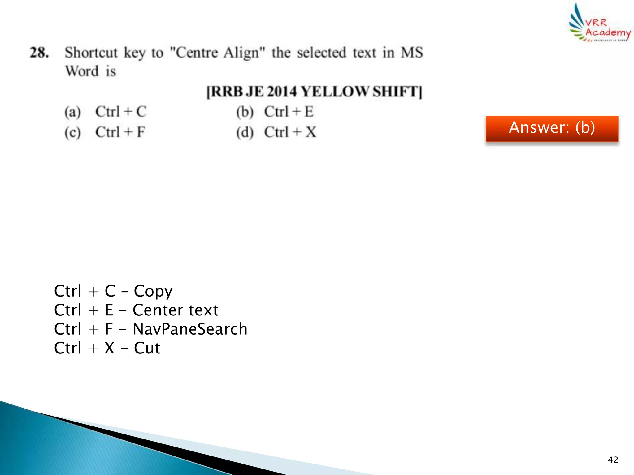 RRB JE Stage 2 Computer and Applications Questions Part 1 | PPT