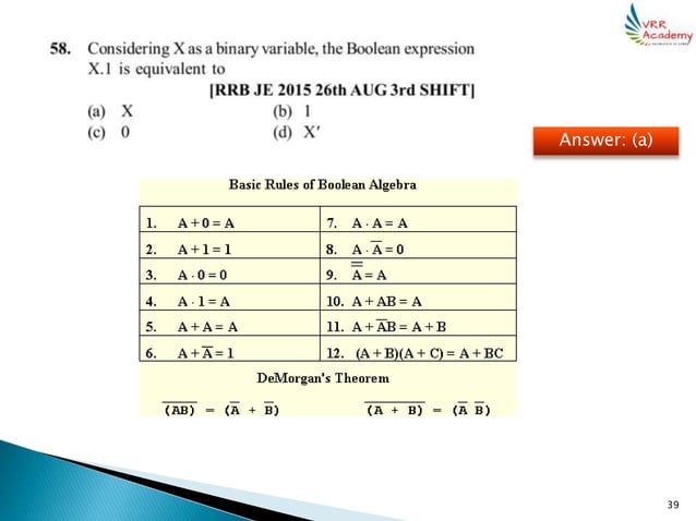 RRB JE Stage 2 Computer and Applications Questions Part 2 | PPT
