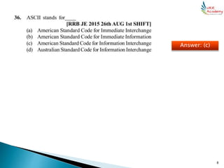 RRB JE Stage 2 Computer and Applications Questions Part 2 | PPT | Free Download