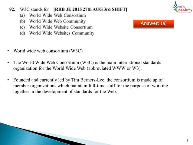 RRB JE Stage 2 Computer and Applications Questions Part 4 | PPT