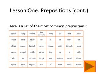 Preposition | PPTX