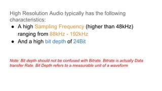 Hearing is believing - A quick guide to setting up a High Res Home ...