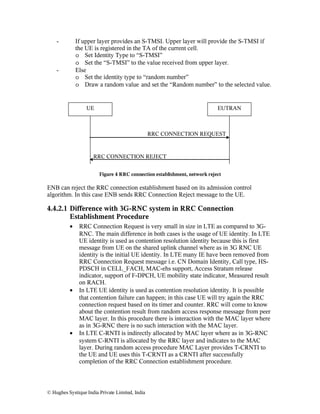 Difference in Rrc procedures lte and 3G | PDF