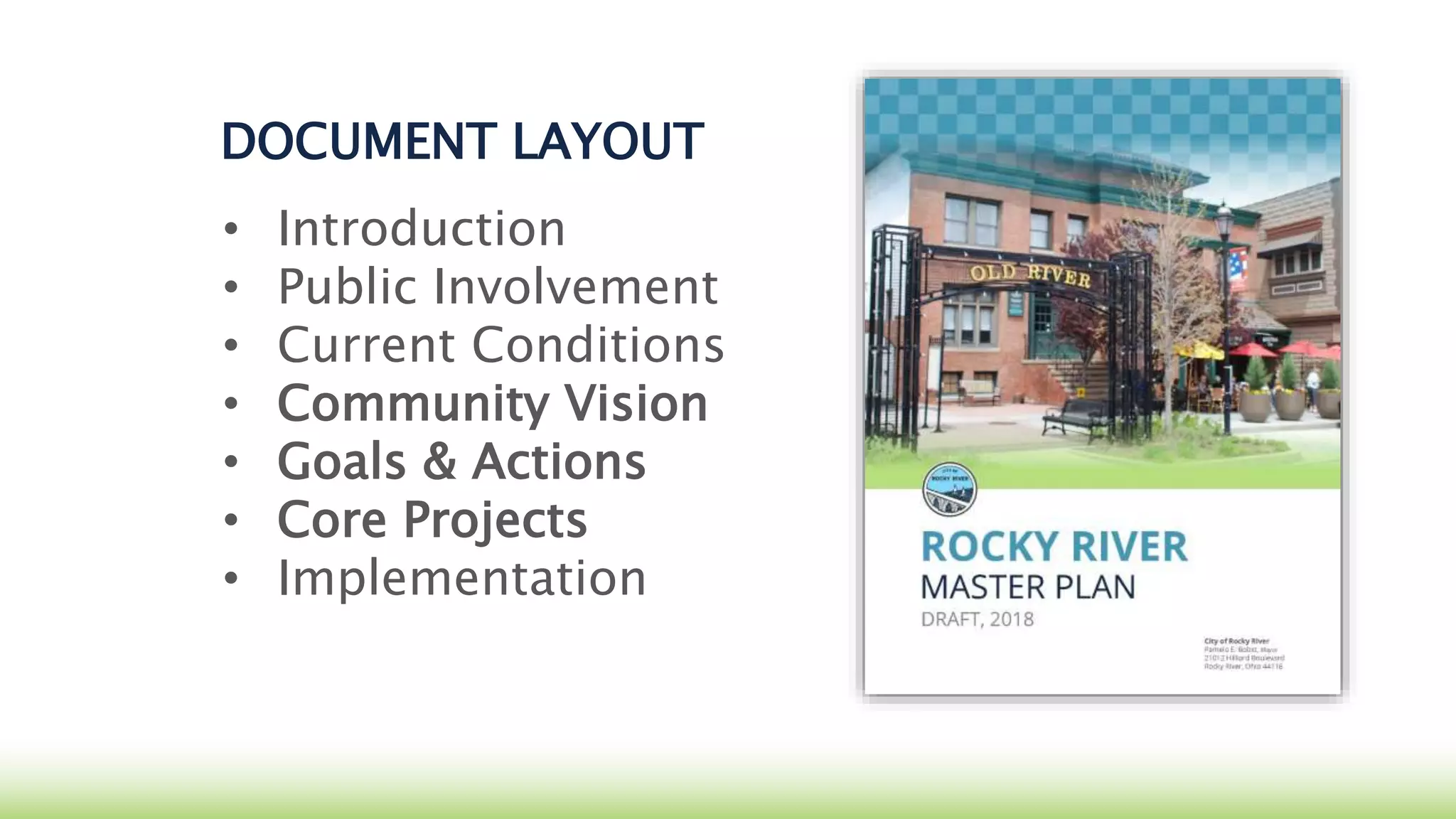 Rocky River Master Plan presentation | PPT