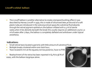 Rhegmatogenous Retinal Detachment --RRD | PPTX