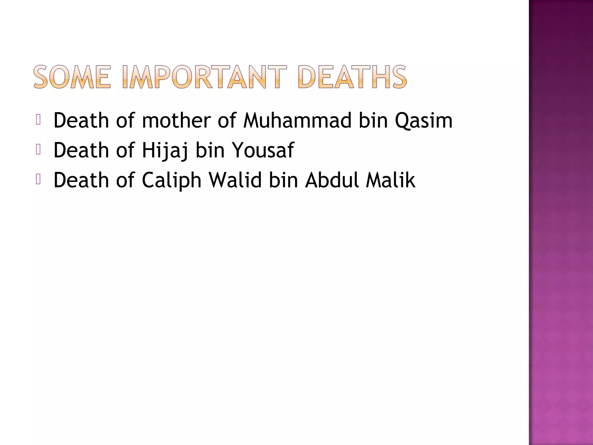 Muhammad bin qasim | PPT