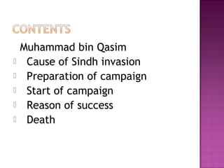 Muhammad bin qasim | PPT