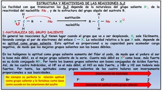 Rr de sustitucion nucleofila | PPTX