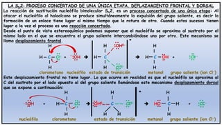 Rr de sustitucion nucleofila | PPTX