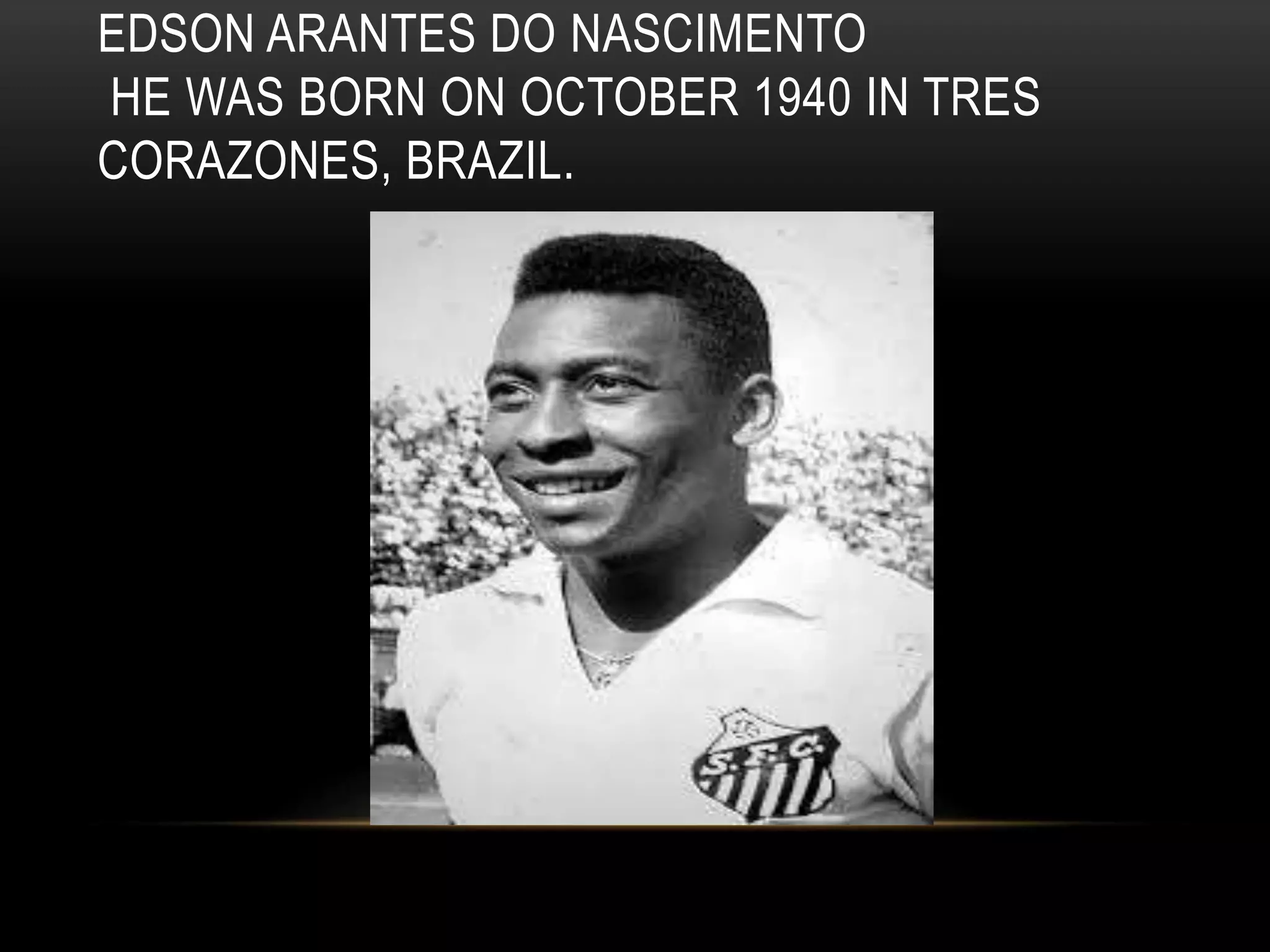 Pele Biography Presentation by Ruben | PPTX
