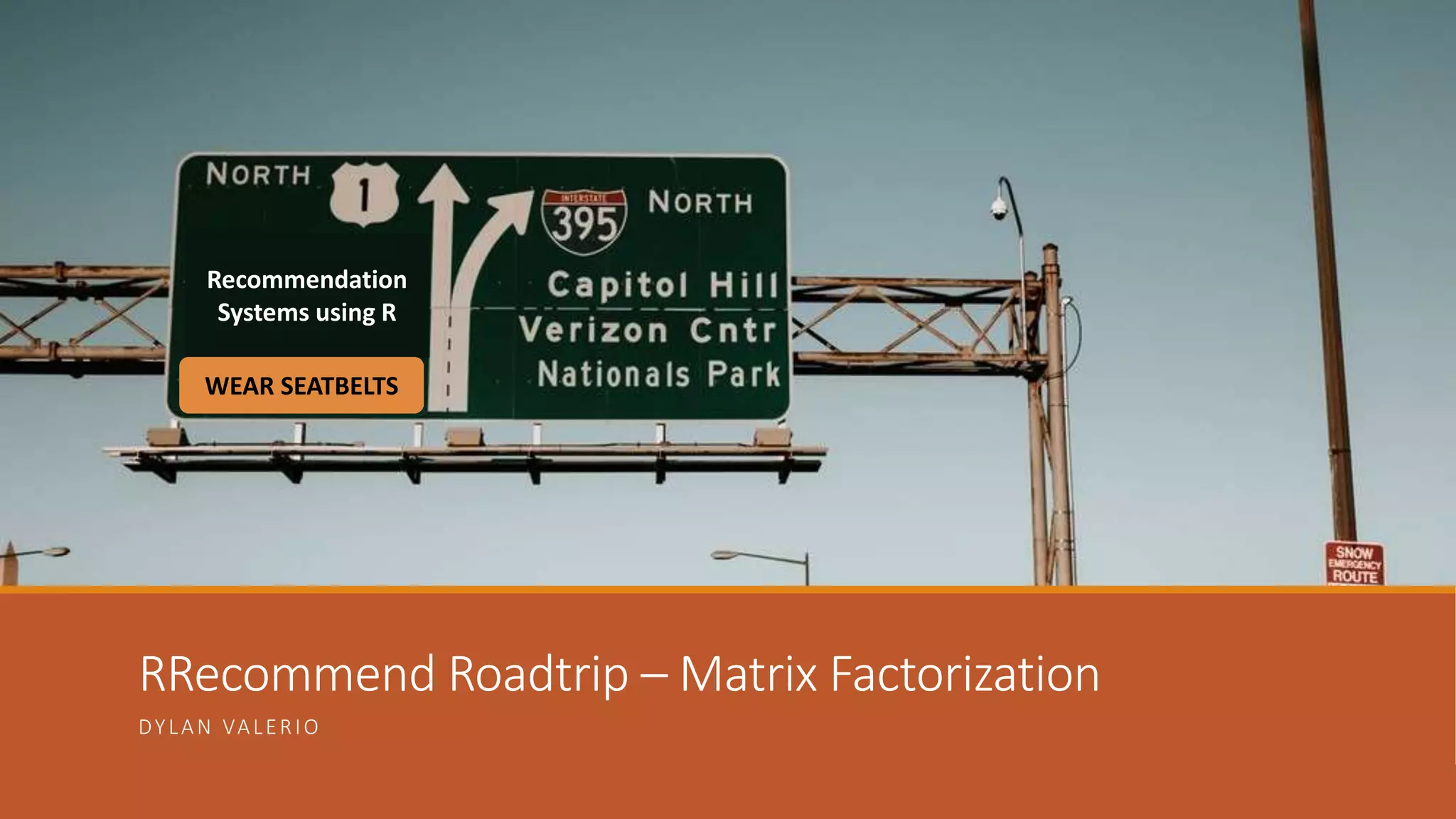 R Recommenders Matrix Factorization Rug Ph Meetup Ppt