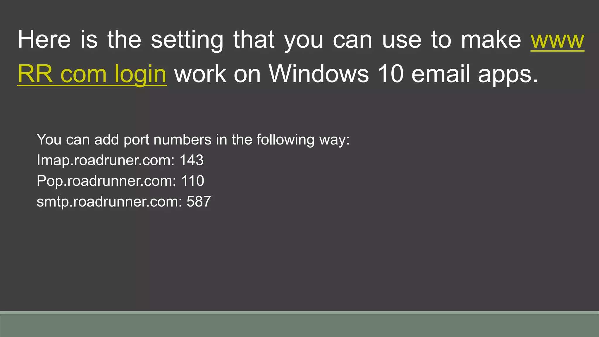 Rr email not working on windows 10 email app how to fix | PPTX