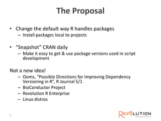R reproducibility | PPT