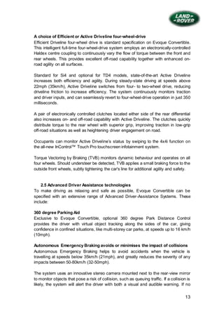 Range Rover Evoque Convertible Press Release (Full) | DOCX