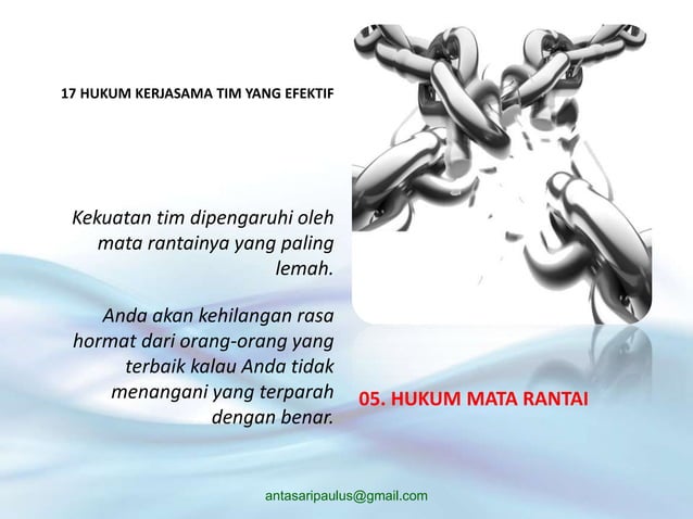 Hukum Mata Rantai | PPT