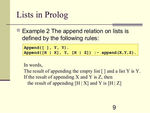 Prolog Programming 