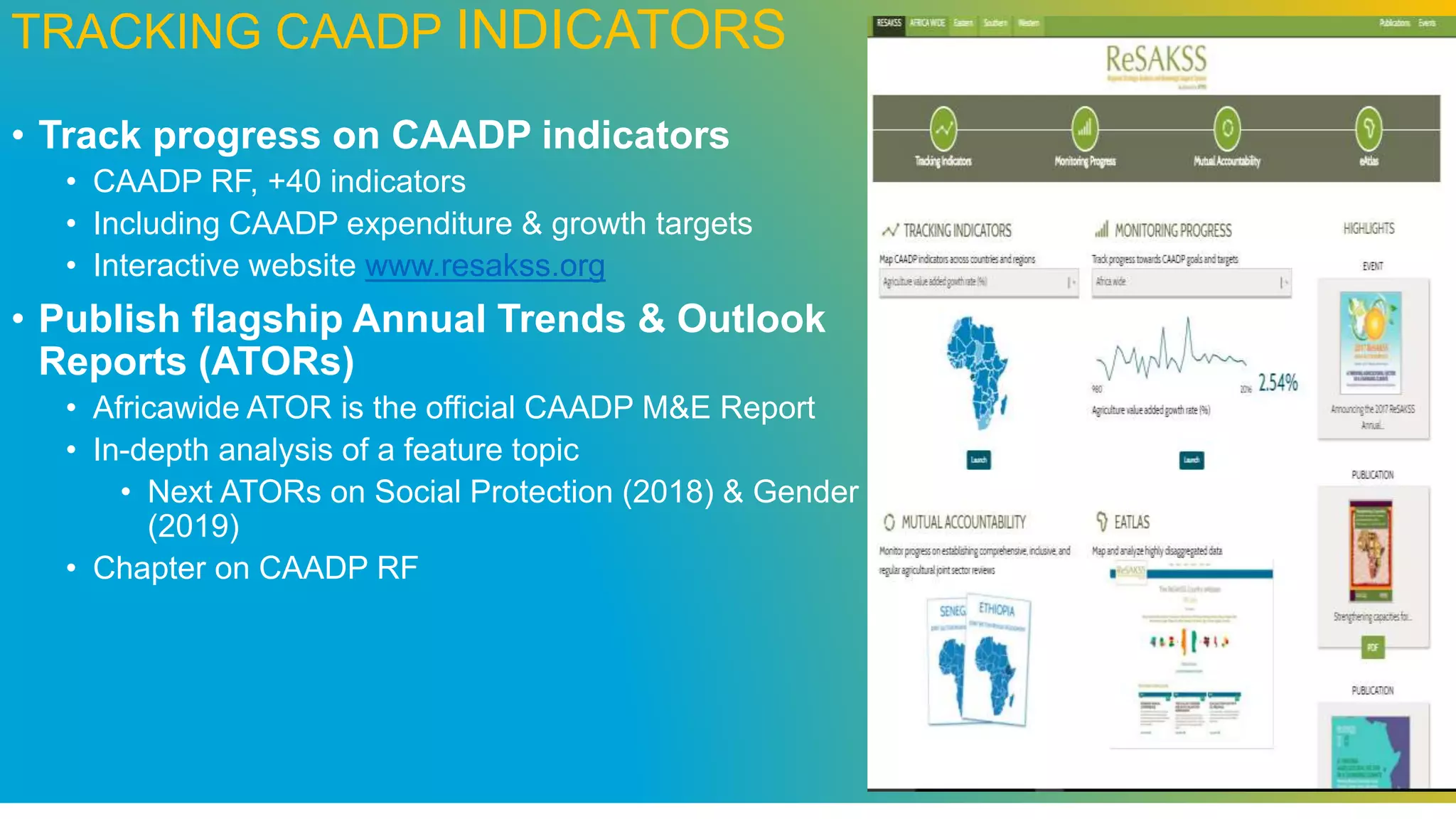 Tracking Key CAADP Indicators and Implementation | PPTX