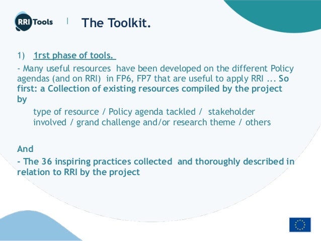 Tools for Responsible Research and Innovation | PPT