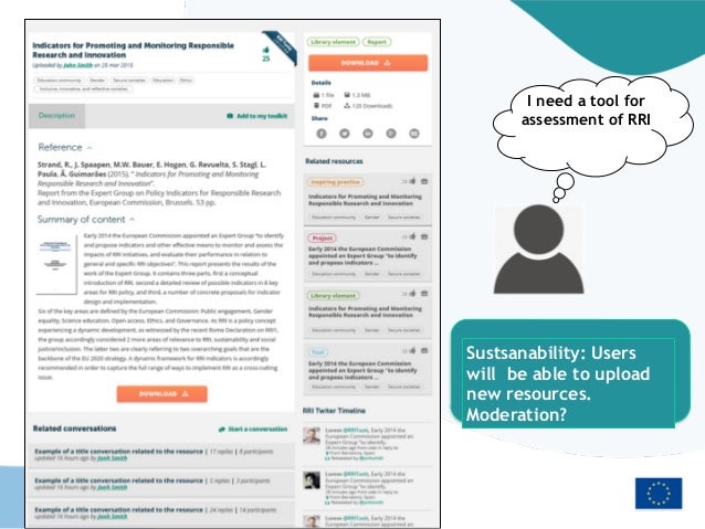 Tools for Responsible Research and Innovation | PPT