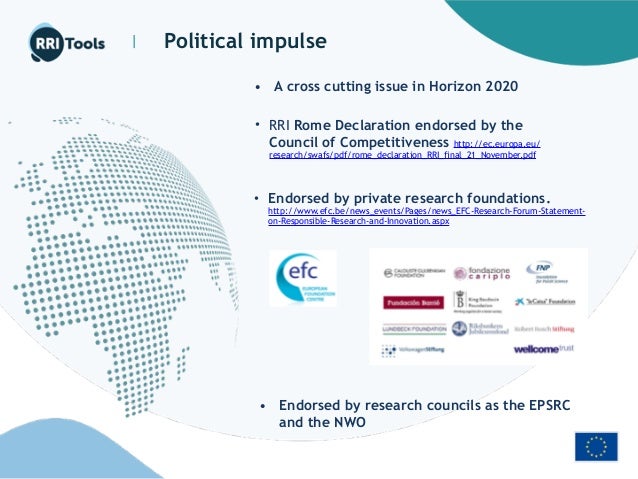 Tools for Responsible Research and Innovation | PPT