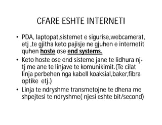 Rrjeta kompjuterike leksion 1 | PPT | Free Download