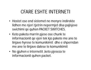 Rrjeta kompjuterike leksion 1 | PPT | Free Download