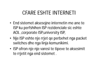 Rrjeta kompjuterike leksion 1 | PPT | Free Download