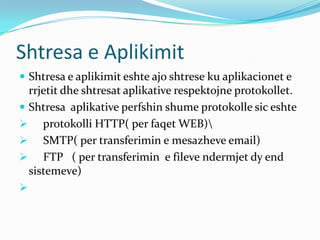 Rrjeta kompjuterike leksion 2 | PPTX
