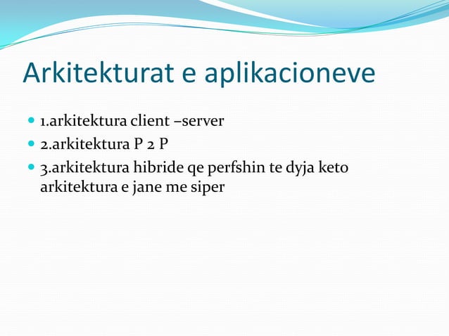Rrjeta kompjuterike leksion 2 | PPT