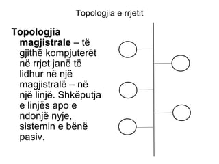 Rrjetat kompjuterike [Informatik] | PPT