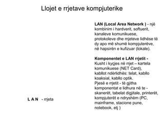 Rrjetat kompjuterike [Informatik] | PPT