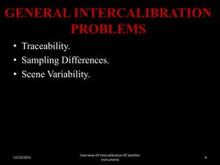 Overview of Intercalibration of Satellite Instruments | PPTX