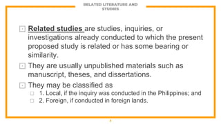 Review of Related Literature | PPTX