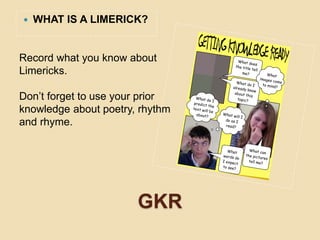 Rhythm & Rhyme and Limerick | PPTX