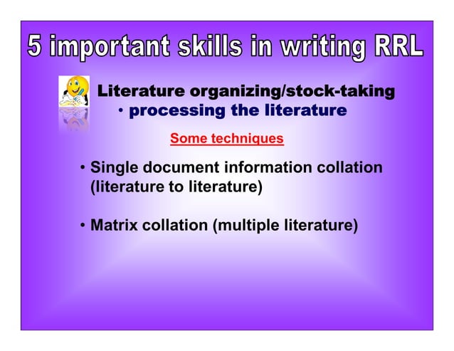 Rrl techniques dr. ronnie amorado | PDF | Publishing Industry | Industries