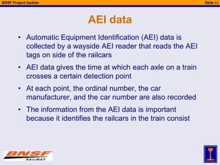 BNSF Train Scoring System (Machine Vision project) | PPTX | Rail Travel ...