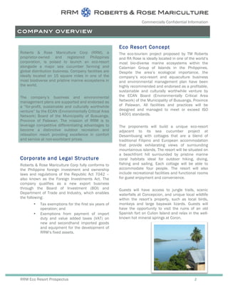 Rrm eco resortprospectus-071812 | PDF | South America Travel | Travel ...