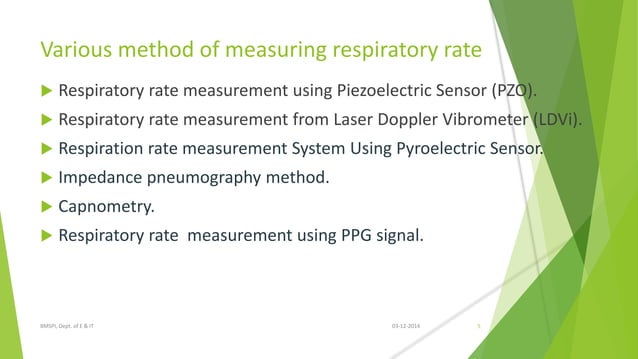 Respiratory Rate Measurement | PPTX | First Aid | Injuries