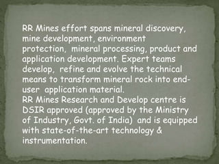 Rr mines | PPT