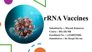 rRNA Vaccines and their types immunology PPT.pptx | Infectious Diseases ...