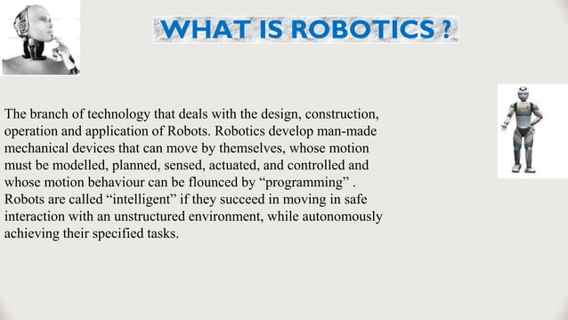 Robotics power presentation. | PPT
