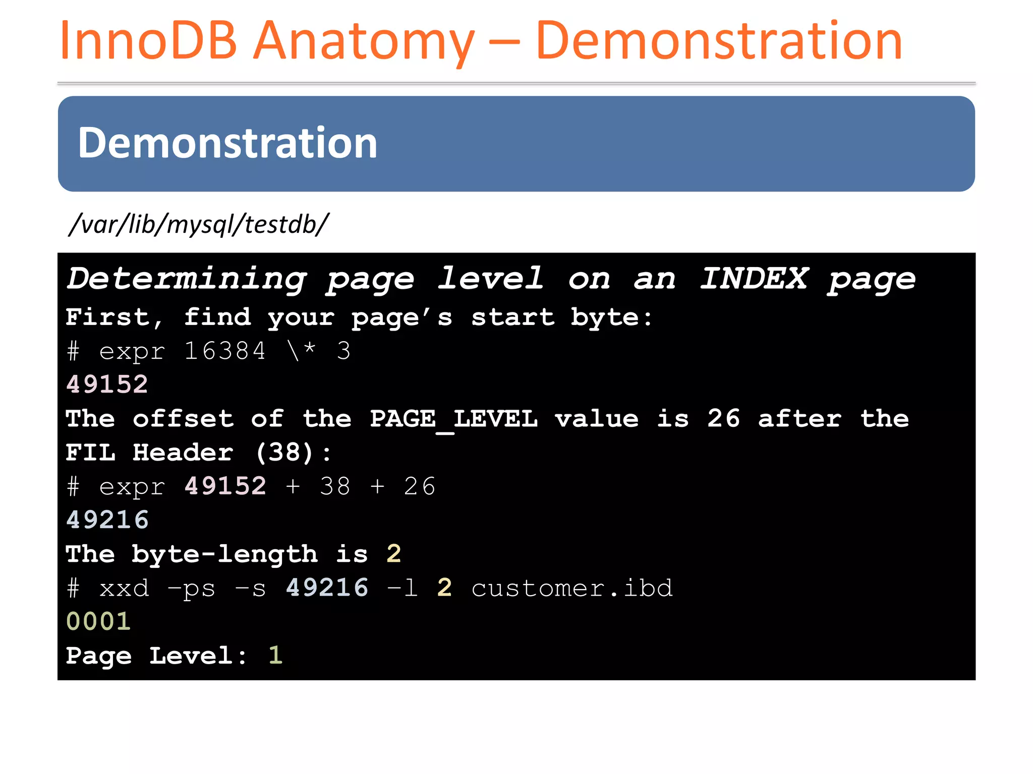 cPanelCon 2014: InnoDB Anatomy | PPTX | Databases | Computer Software and Applications