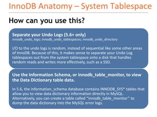 cPanelCon 2014: InnoDB Anatomy | PPTX | Databases | Computer Software and Applications