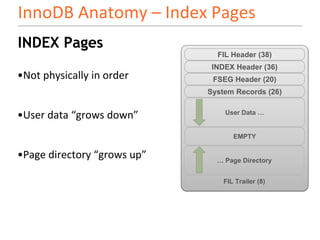 cPanelCon 2014: InnoDB Anatomy | PPTX | Databases | Computer Software ...