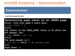 cPanelCon 2014: InnoDB Anatomy | PPTX | Databases | Computer Software ...